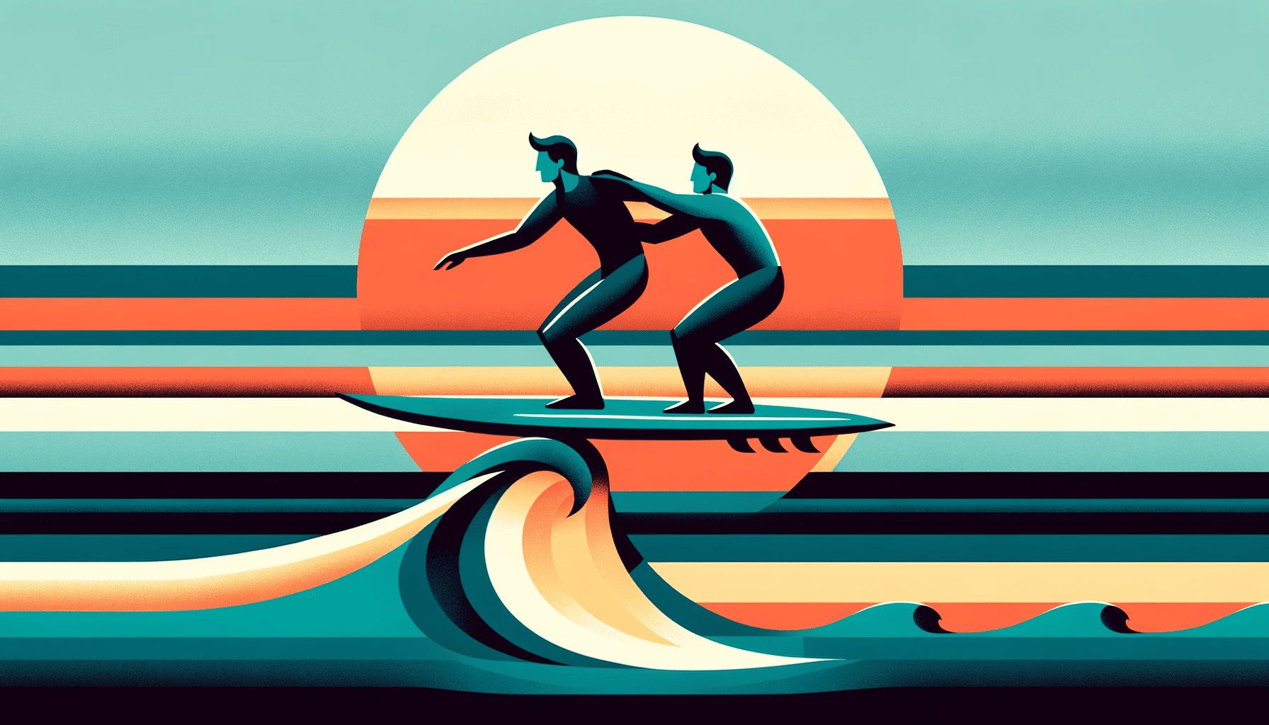 Tandem Surfing: Mastering the Waves in Unison